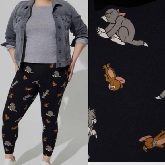 torrid | Pants & Jumpsuits | Torrid Warner Bros Tom And Jerry Crop ...